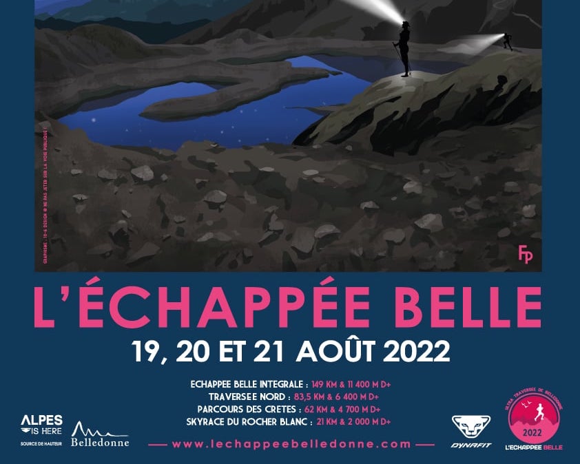 Ikitex sur l'ultra-trail de l'échappée belle 2022